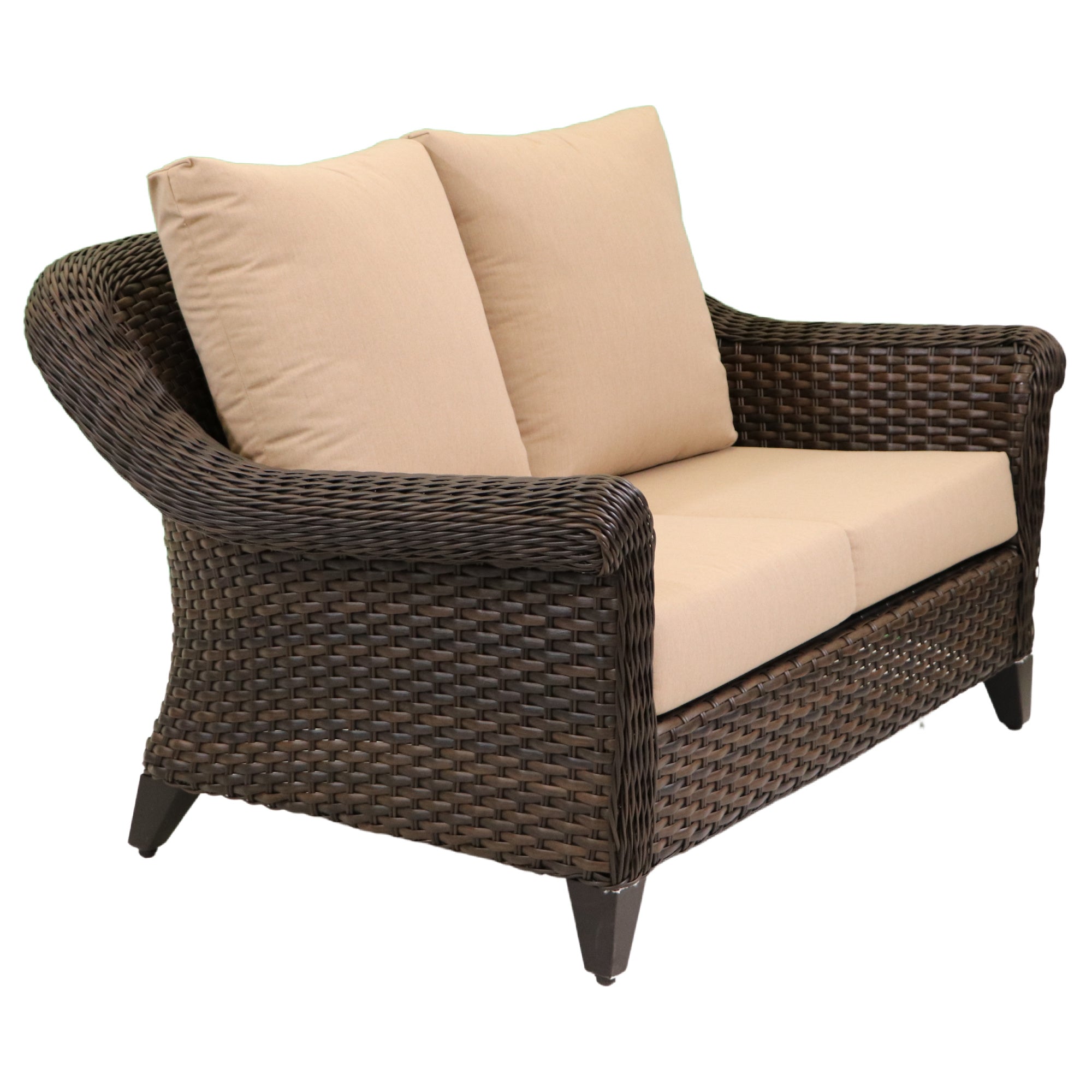 Fiji Wicker Loveseat – Sun Country Patio Furniture